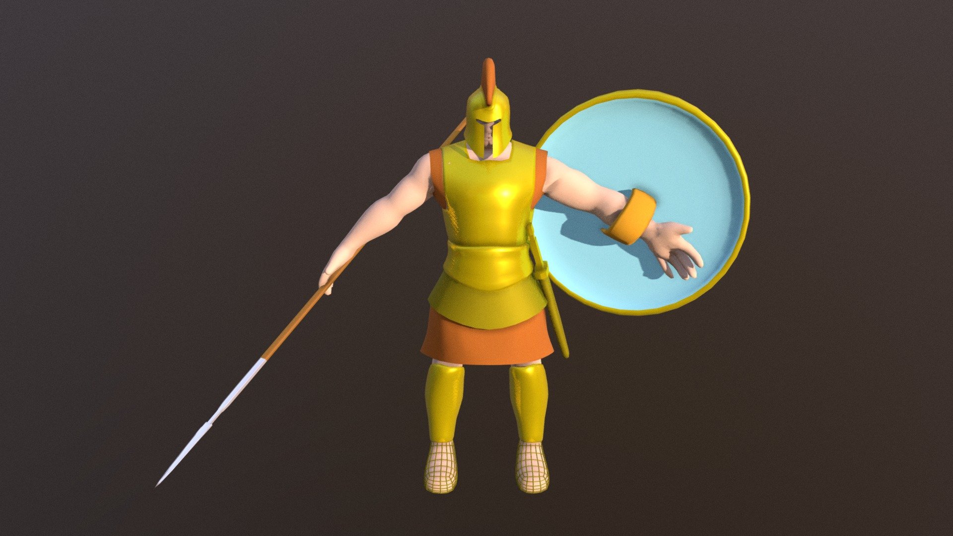 3d Spartan Model - Download Free 3D model by Yanez Designs (@Yanez ...