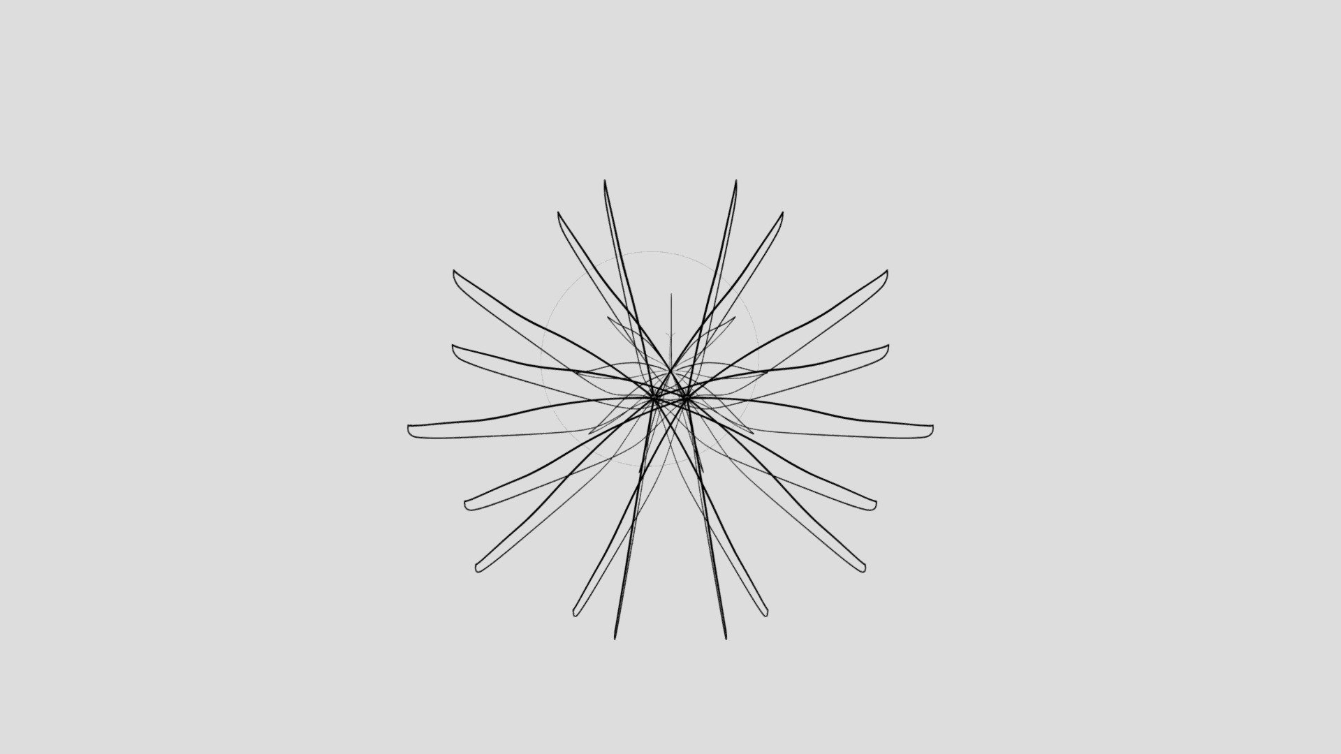 Flower Line Drawing (1) - Download Free 3D model by hhb (@heidibrar ...