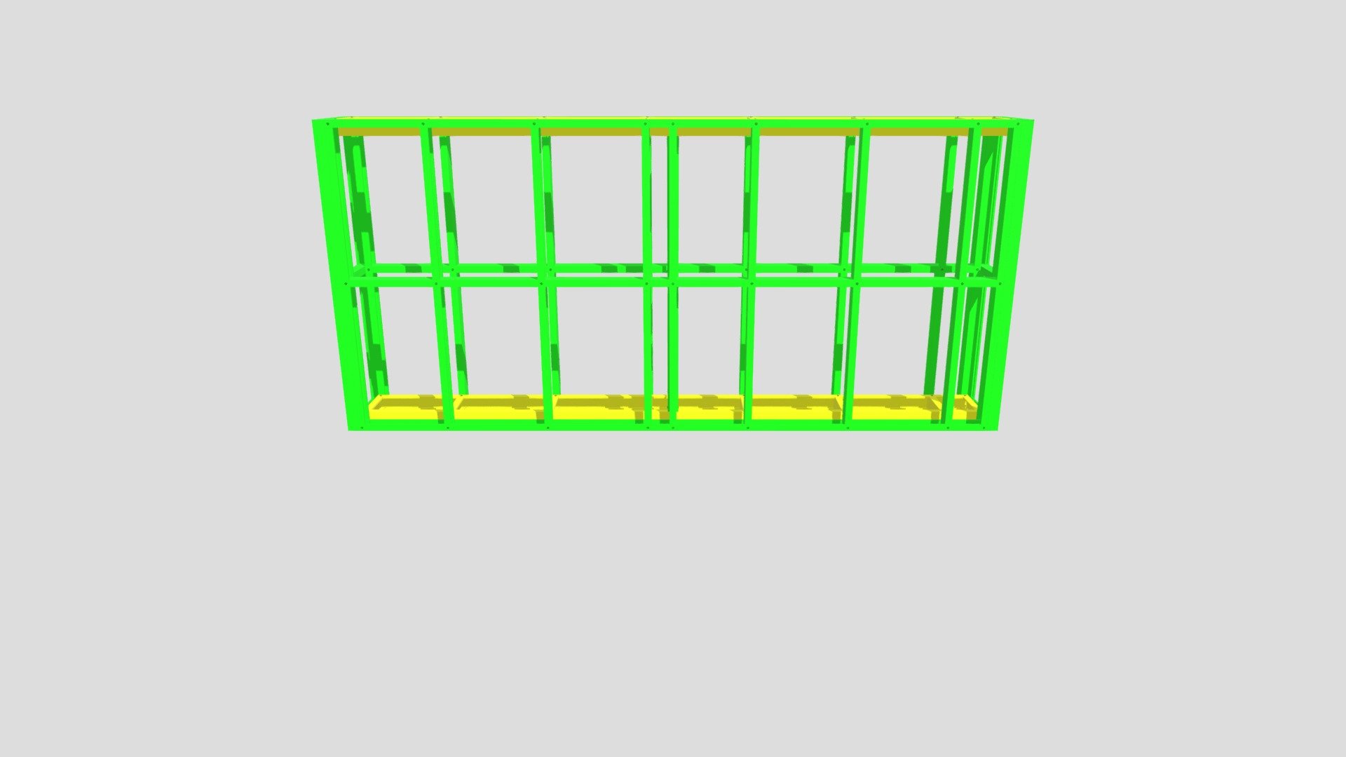ACamplin: Steel Frame Box 3.9m x 1.8m - Download Free 3D model by Steel ...