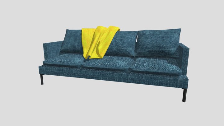 Cushion 3D models - Sketchfab