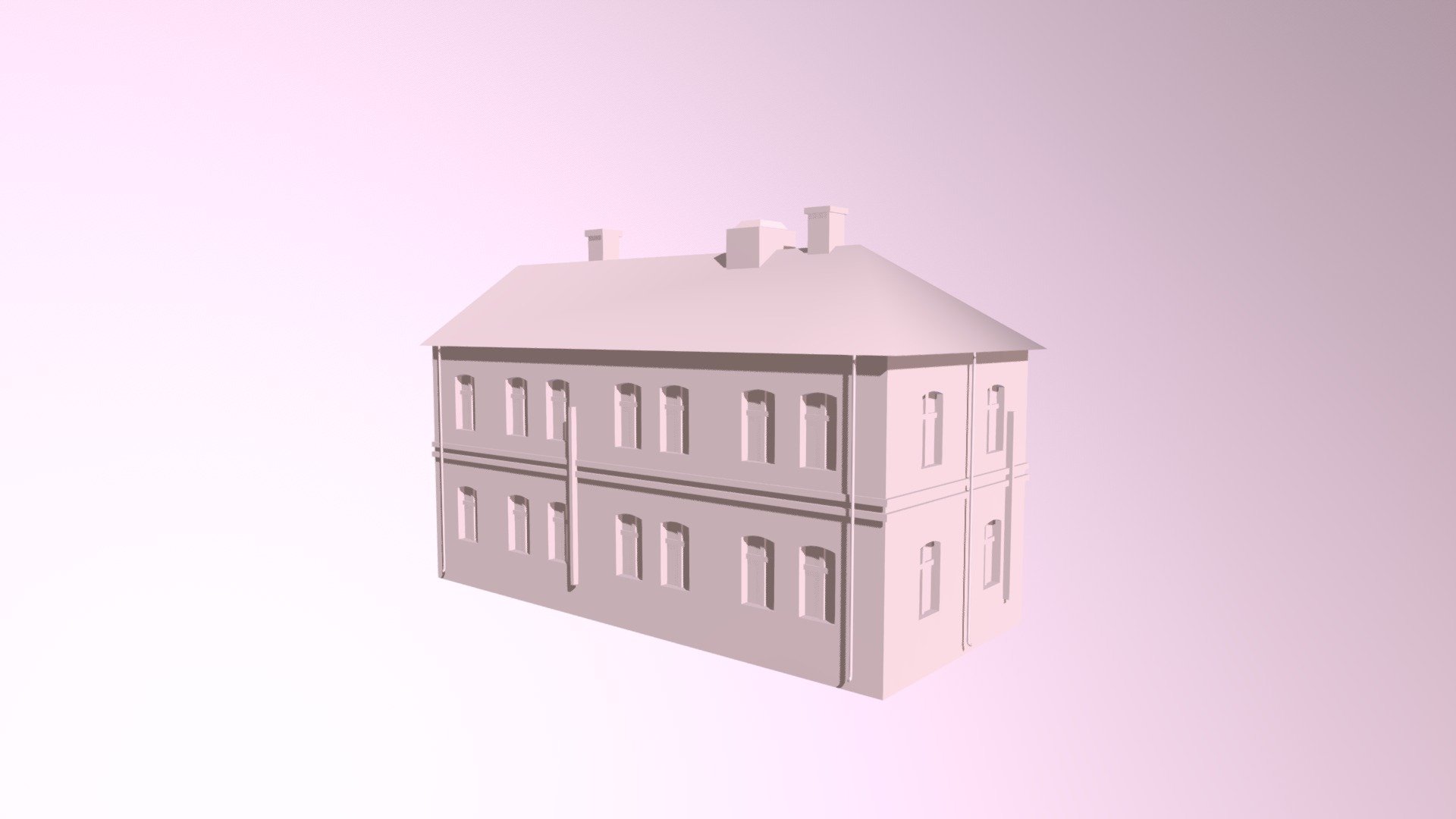 Simple Building - 3D model by shellaa [a825a32] - Sketchfab