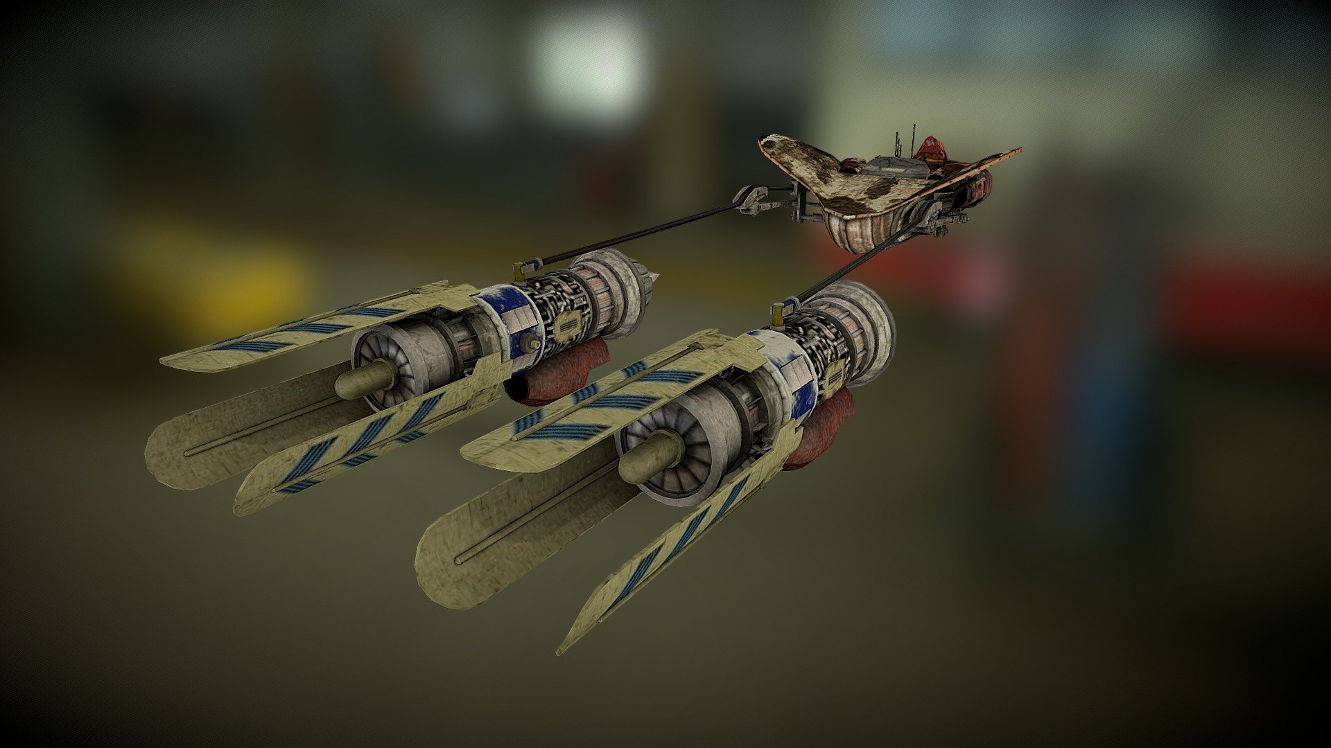 PodRacer Anakin - 3D model by xKomin [a826bb0] - Sketchfab
