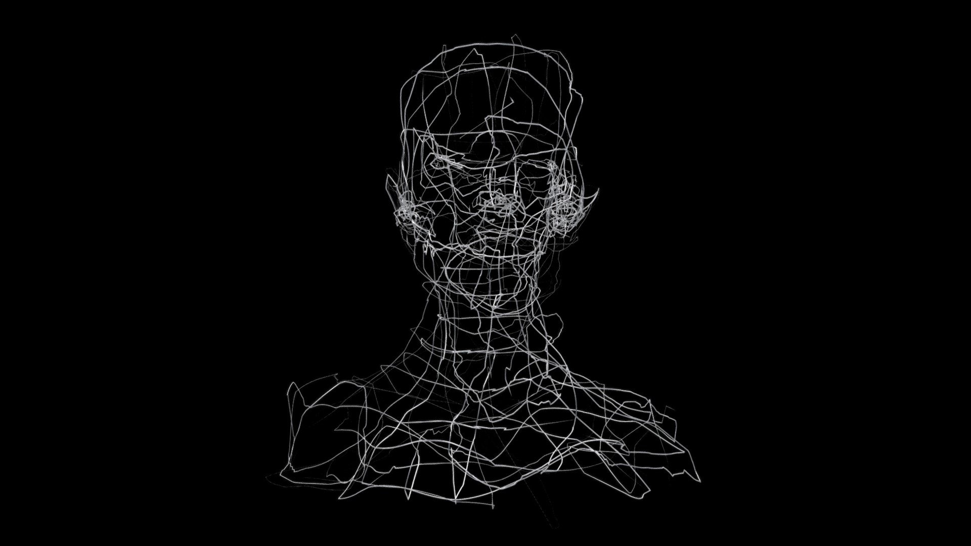 3d head drawing - 3D model by f.c.wagner [a8279fa] - Sketchfab