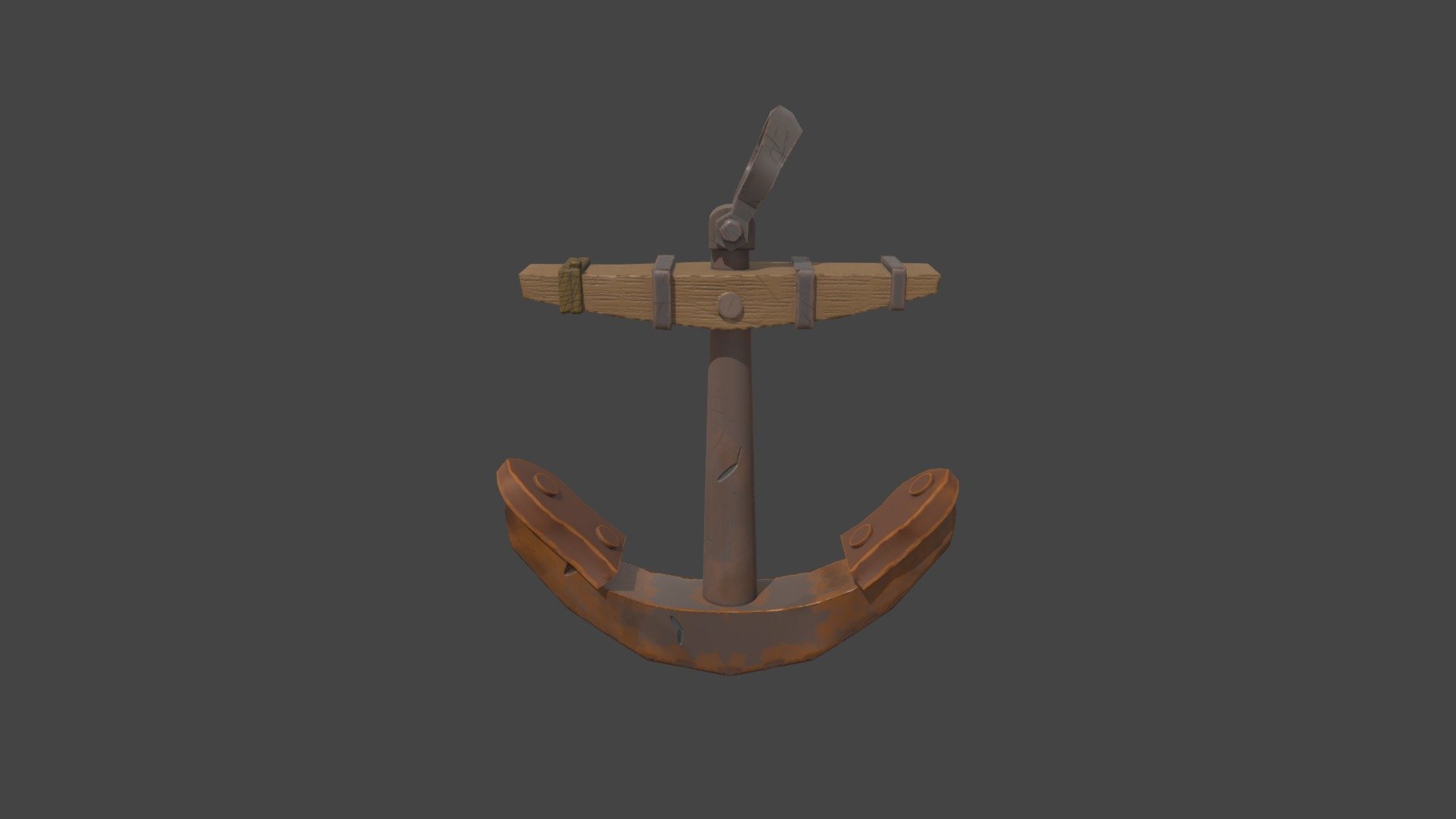 Assignment 10: Texture (Anchor) - 3D model by Graci_Baker [a8288e2 ...
