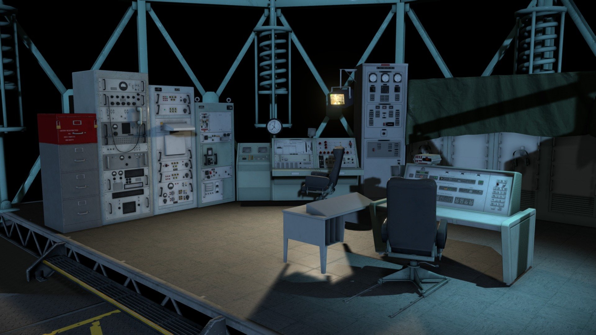Titan II Control Room - 3D model by maxgiddens [a82a976] - Sketchfab