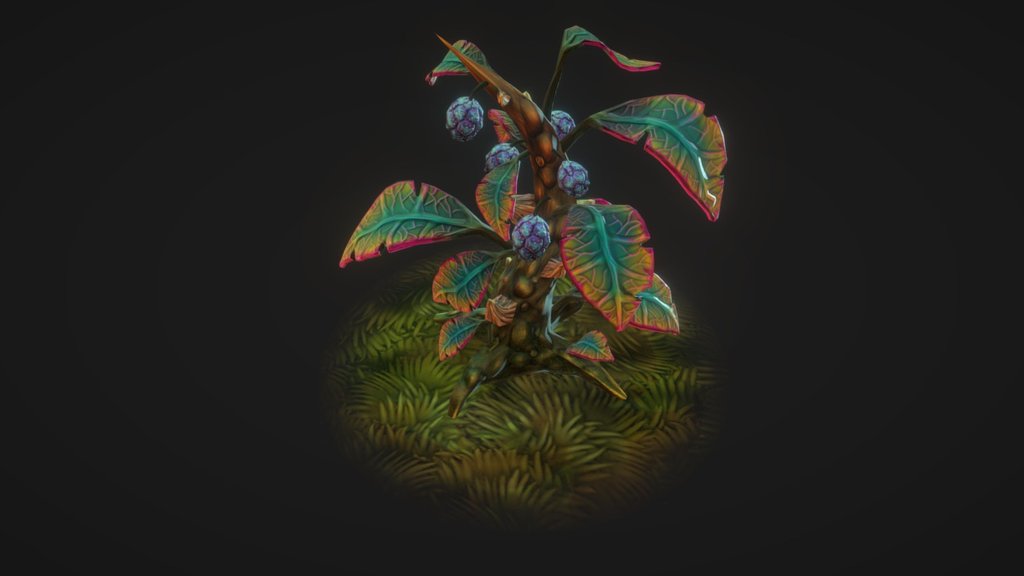 Tropical Plant - 3D model by robindao [a82ac74] - Sketchfab