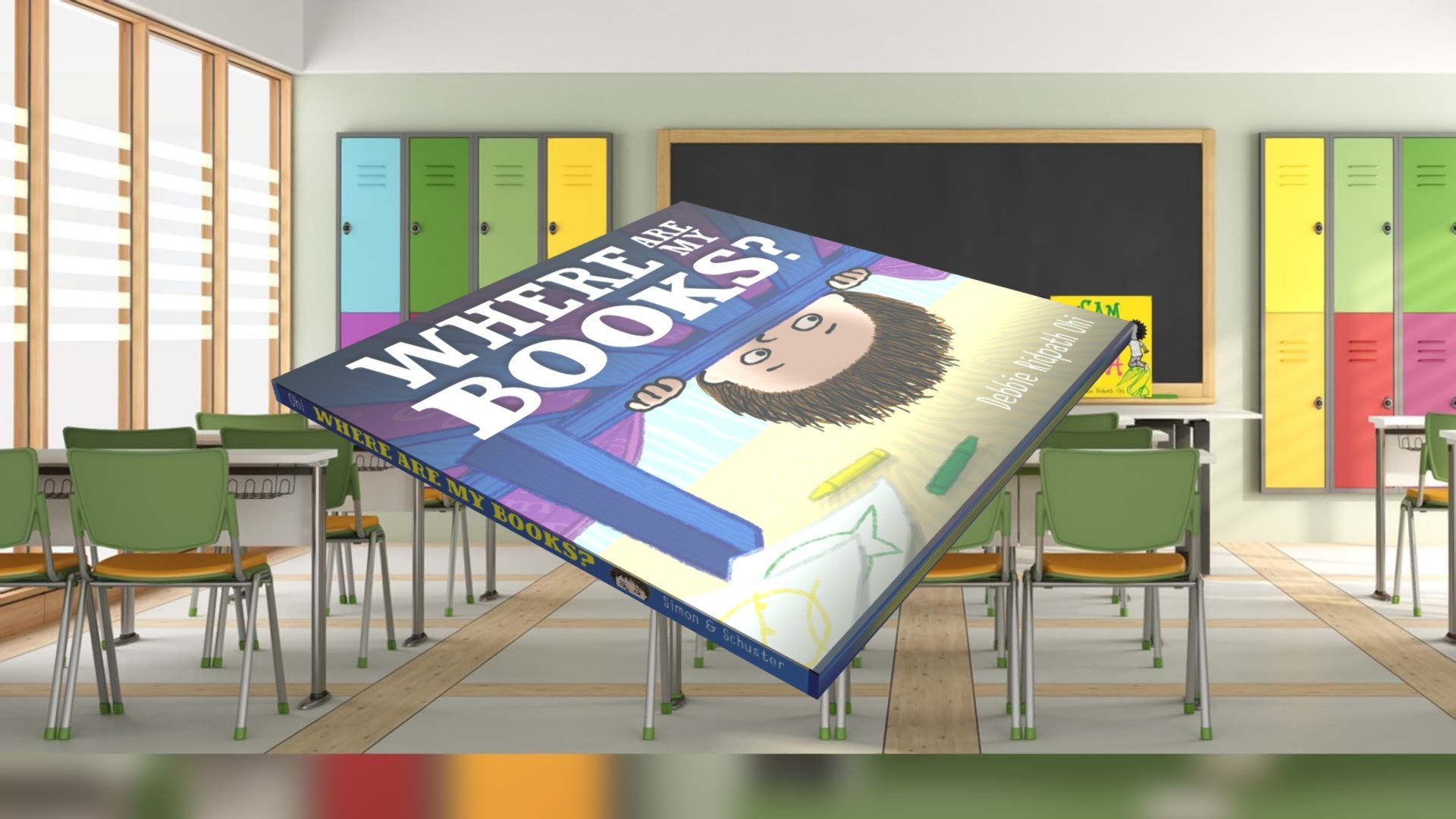 First attempt at UV mapping: Where Are My Books? - 3D model by Debbie ...