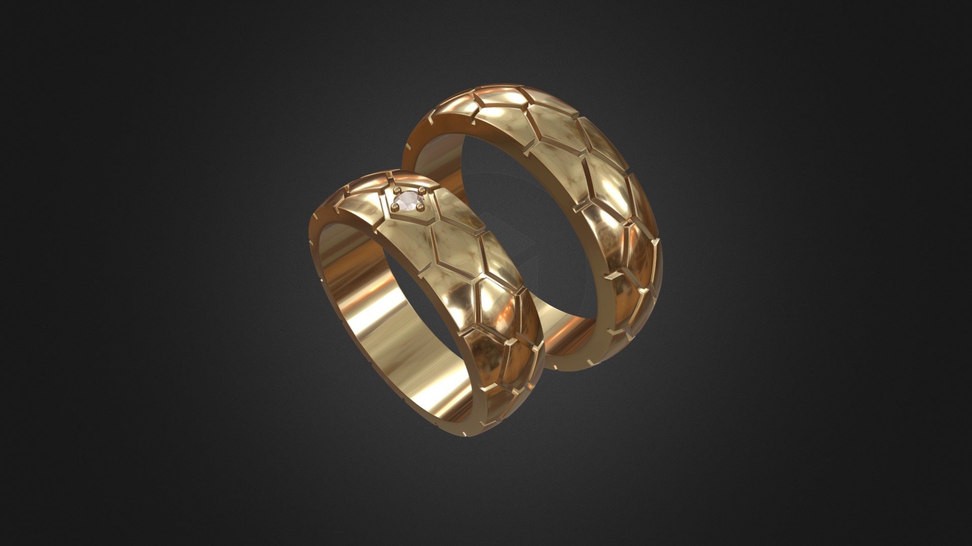 592 - Ring - Jewelry Studio "Present" - 3D model by Lizardsking ...