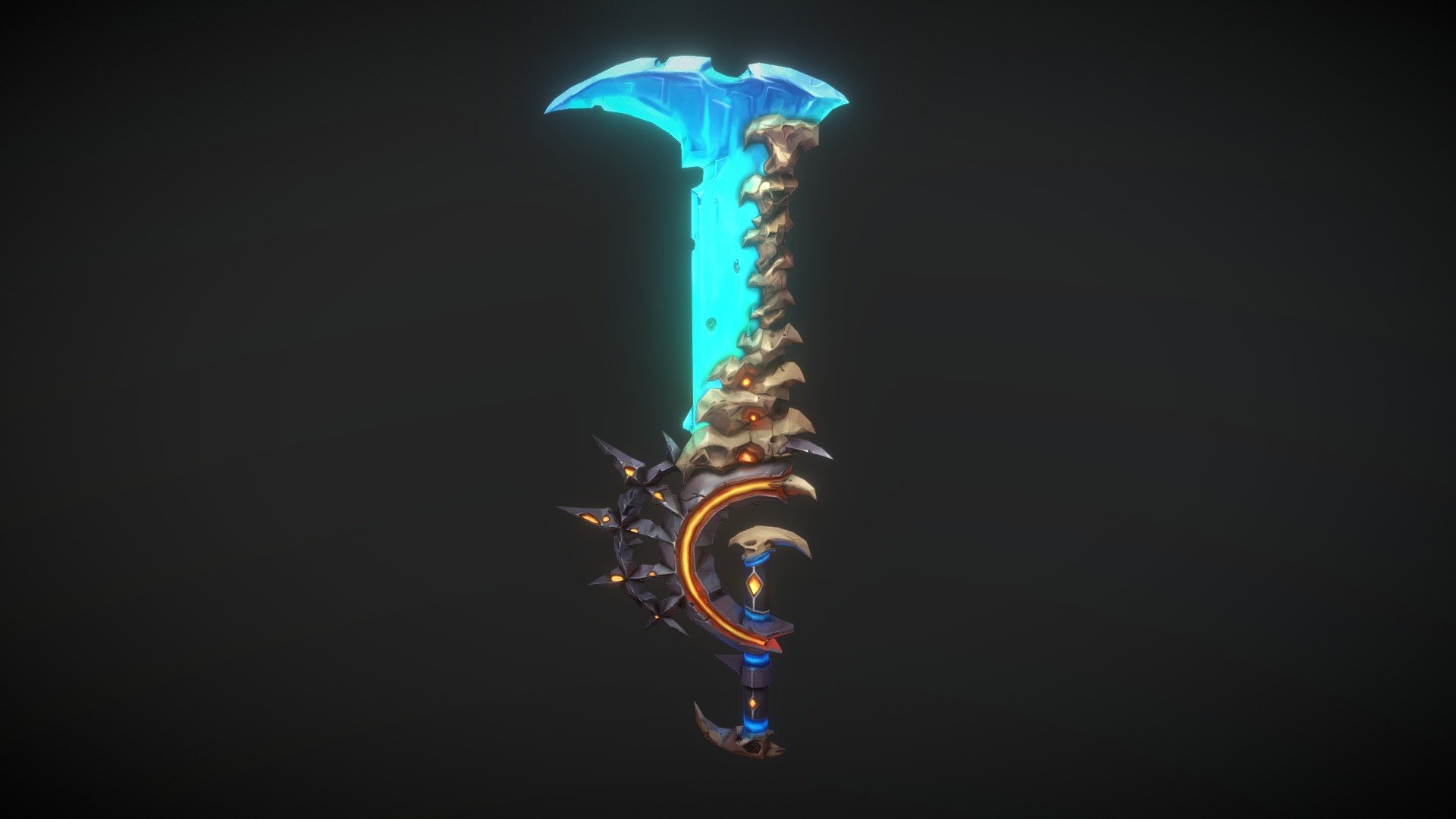 Dragon Sword - 3D model by ThienDu (@duly99) [a82f436] - Sketchfab