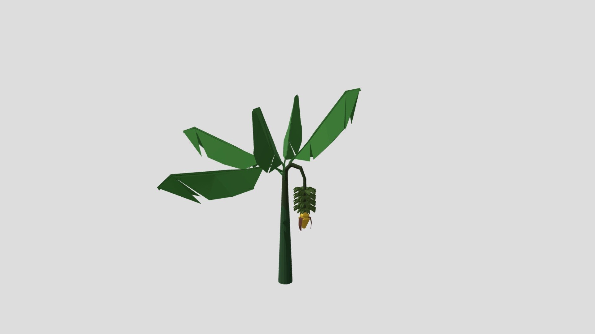 Banana Tree - 3D model by winanm [a8304fd] - Sketchfab