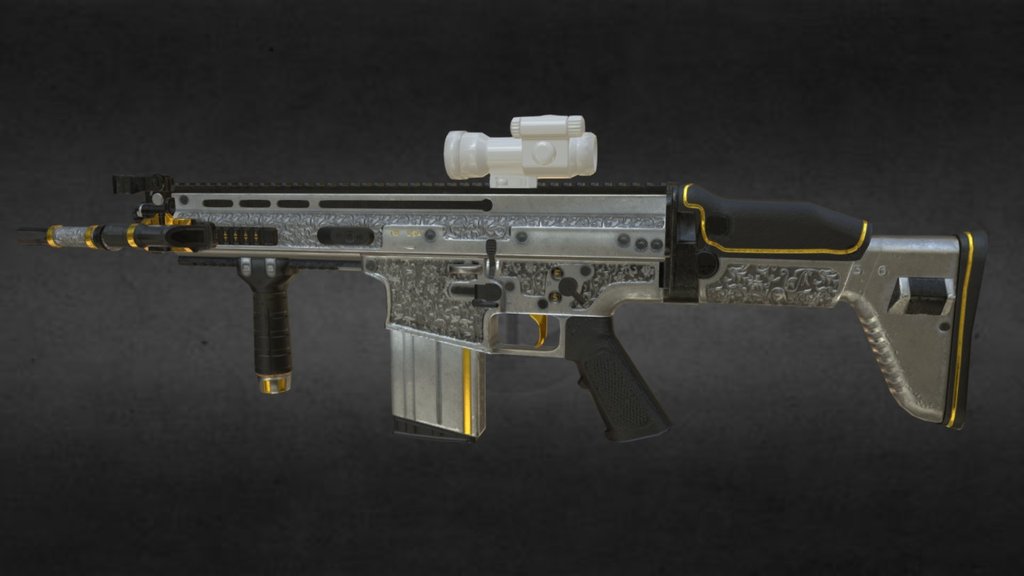 KF2 SCAR Opulence - 3D model by skaveria [a830d1c] - Sketchfab