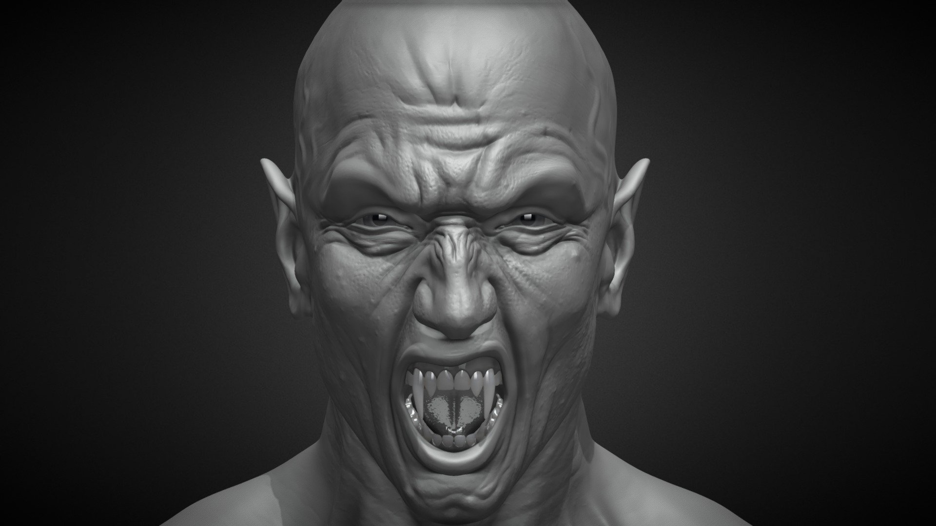 Day#09 - Mood: Rage - 3D model by Krzysztof Gryzka (@gryzka) [a8354fa ...