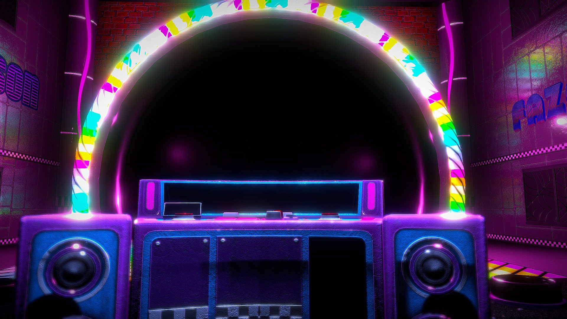 Fnaf Hw 2 DJ Music Man Lesson Room - Download Free 3D model by ...