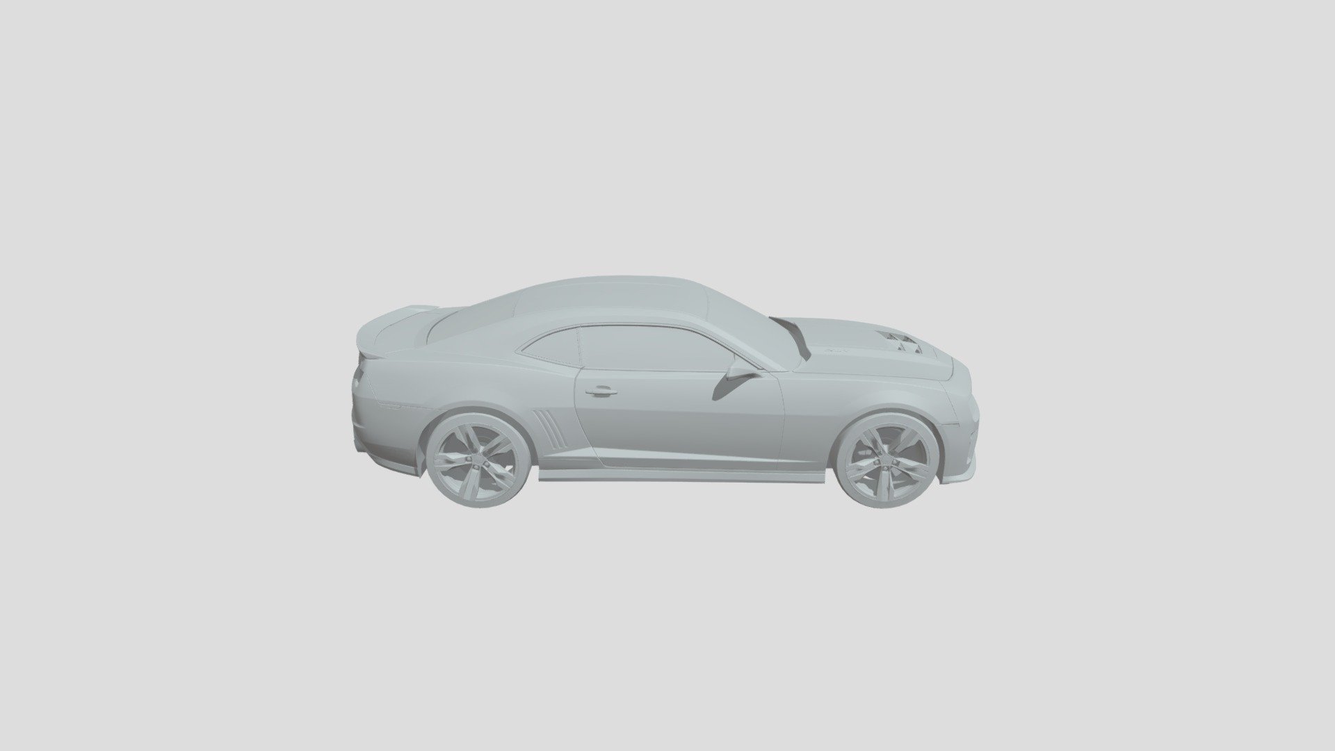 Chevrolet Camaro ZL1 2012 for 3D-printing - Download Free 3D model by ...