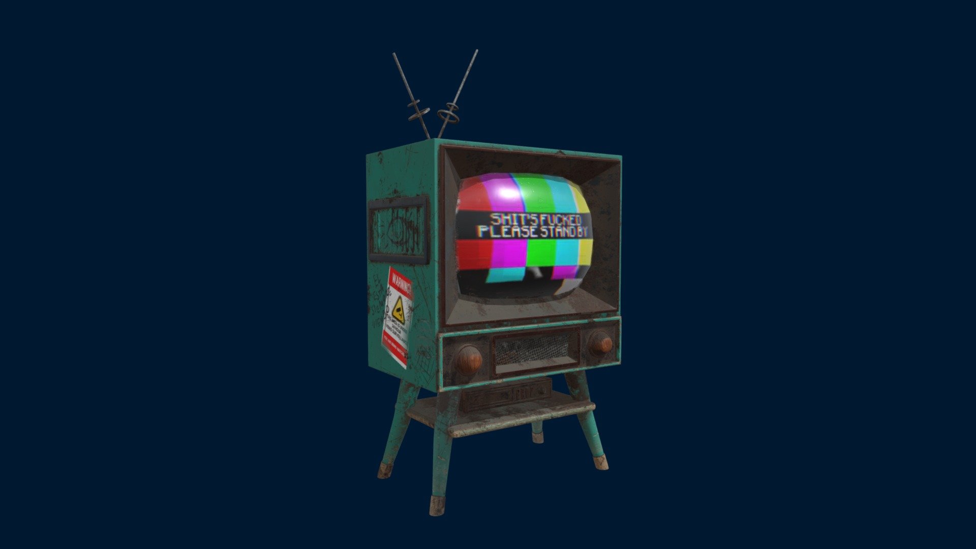 TV Error Conexion - 3D model by lunia.studio [a838446] - Sketchfab