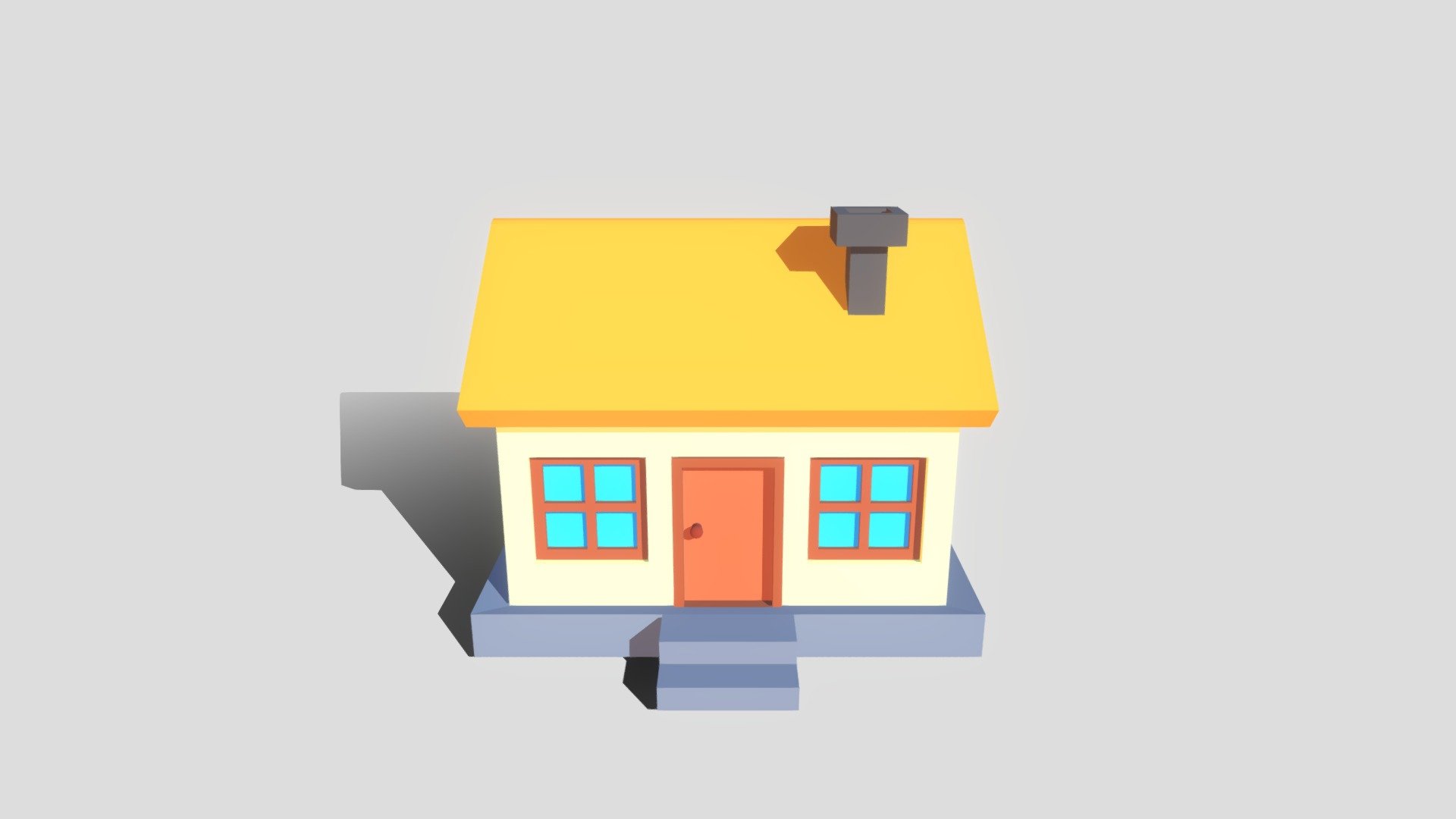 Low Poly House - Download Free 3D model by crunched3d [a838c62] - Sketchfab