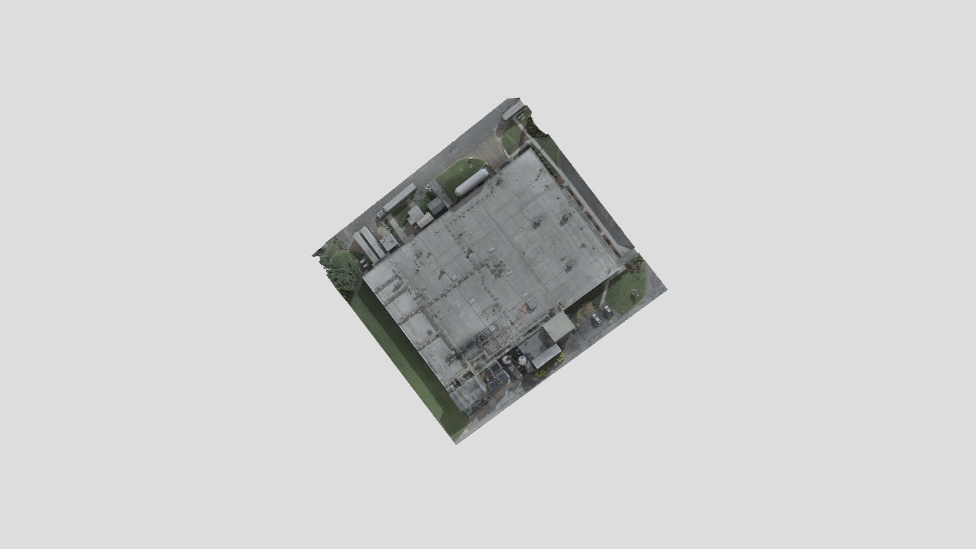 Manufacturing Roof inspection 2D Map - 3D model by ProCamPilots, LLC ...