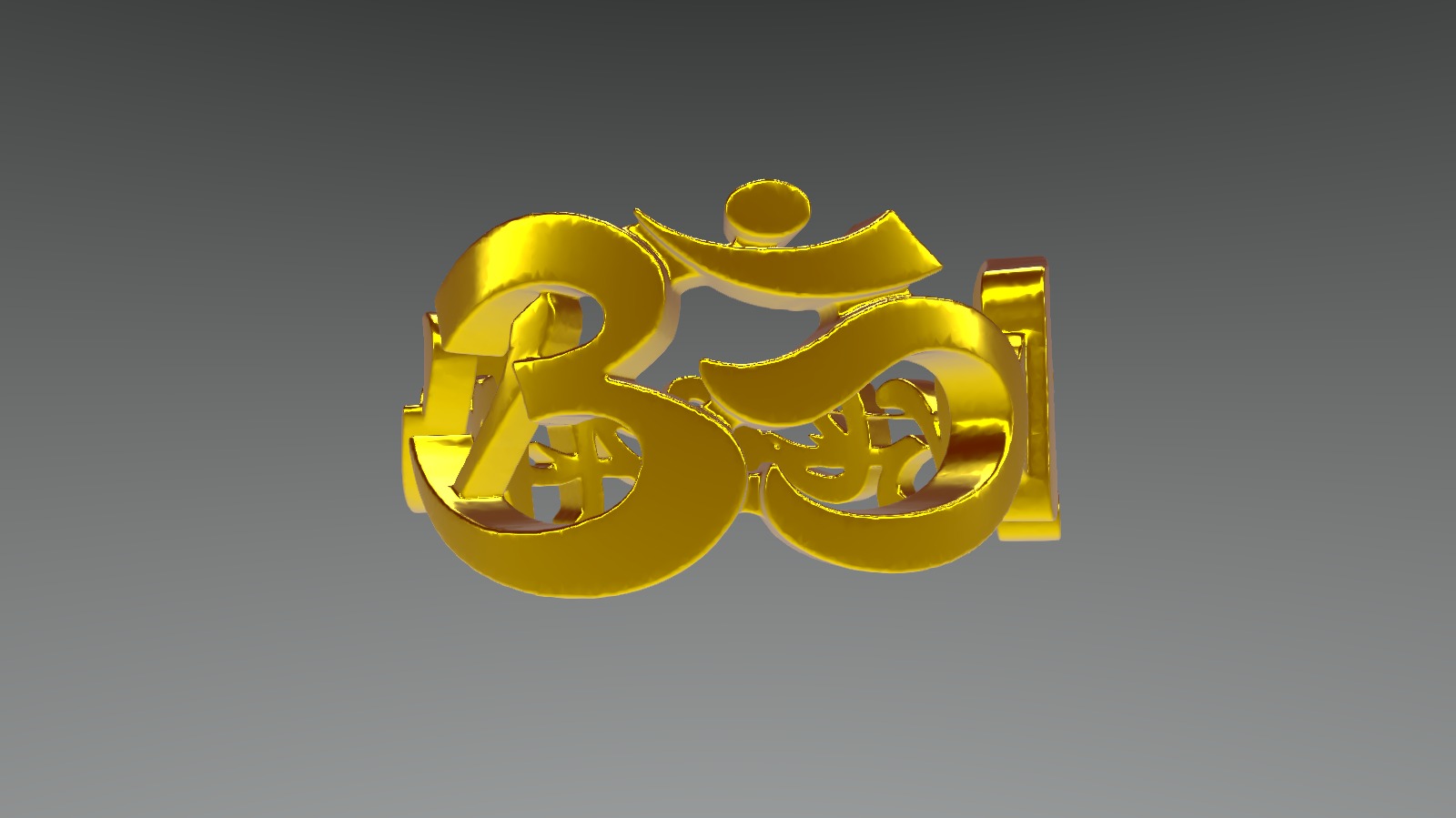 Aum ring - 3D model by fareedamr [a83ba1e] - Sketchfab