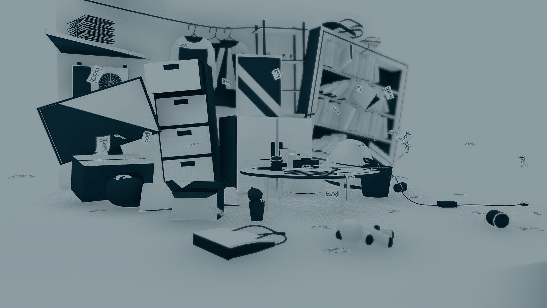Messy Room - 3D model by Ben Weatherley (@benweatherley) [a83db43 ...