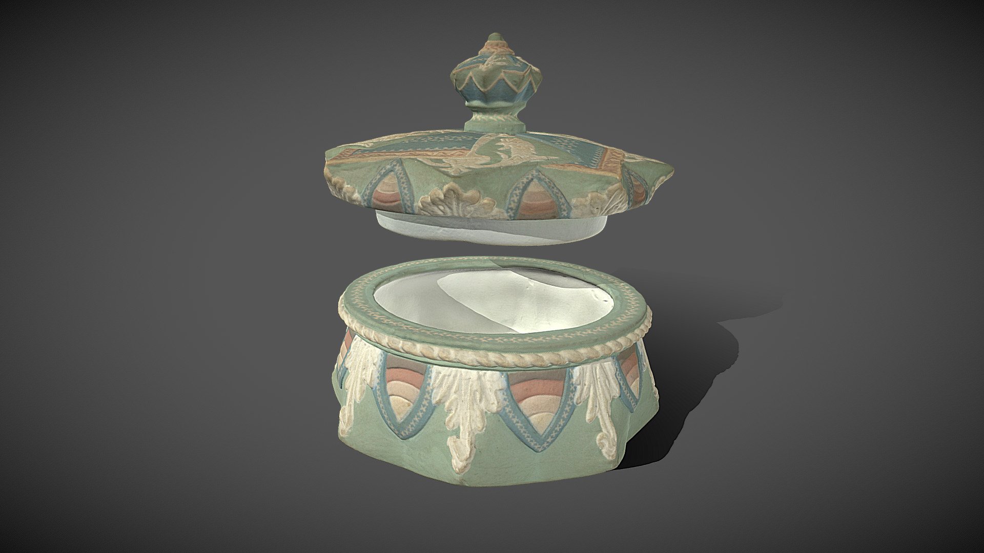 Bonbonnière par Henri Amirault - Download Free 3D model by Alienor.org, Conseil des musées ...