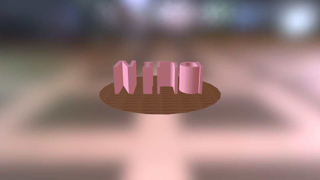 Name 3D - 3D model by nghazarian [a83e3e5] - Sketchfab