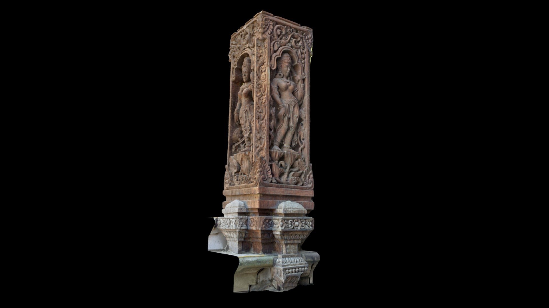 Etnic Column - Download Free 3D model by Renjidewr [a83fbdd] - Sketchfab