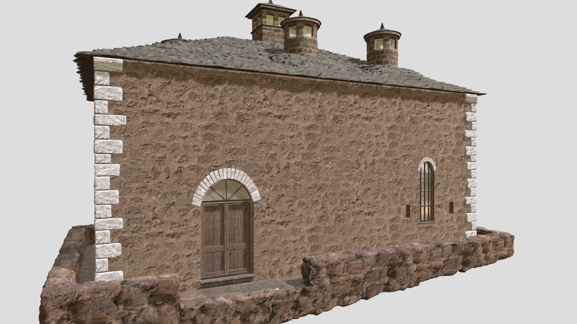 Old building - 3D model by Dafni Patelou (@DafniPatelou) [a840dea ...