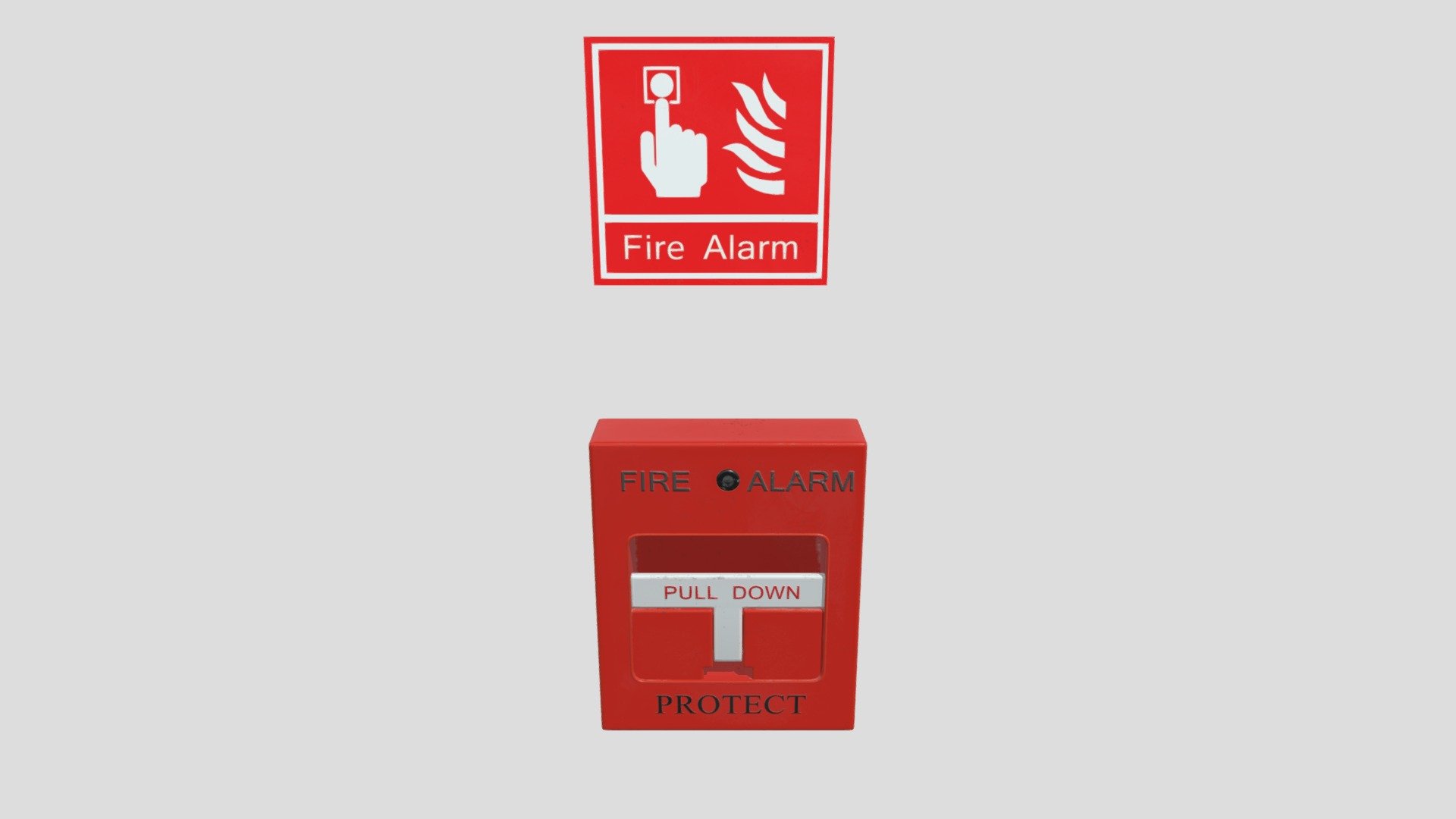 fire alarm box 40 AM218 Archmodel - Buy Royalty Free 3D model by ...