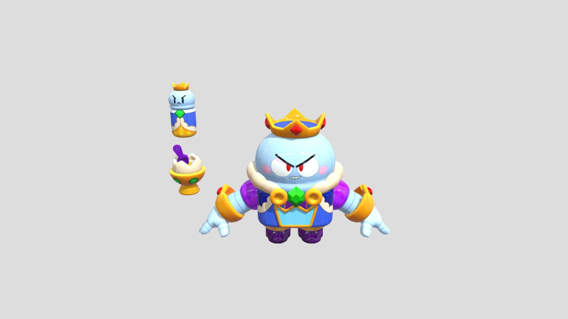 lou_king_geo - Download Free 3D model by mourad (@mouradouchen11 ...