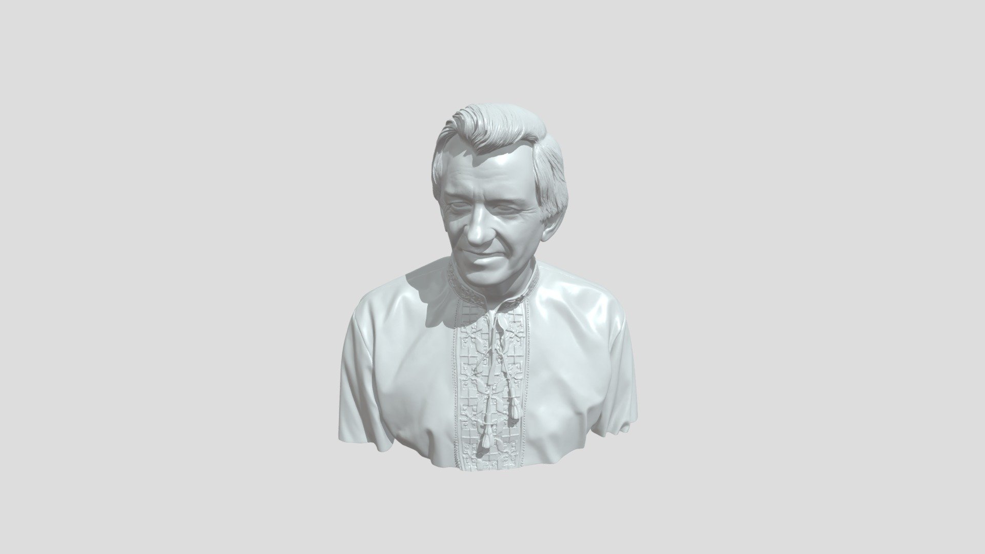 elderly person in embroidered shirt - 3D model by fhu5v3at [a8418d0 ...