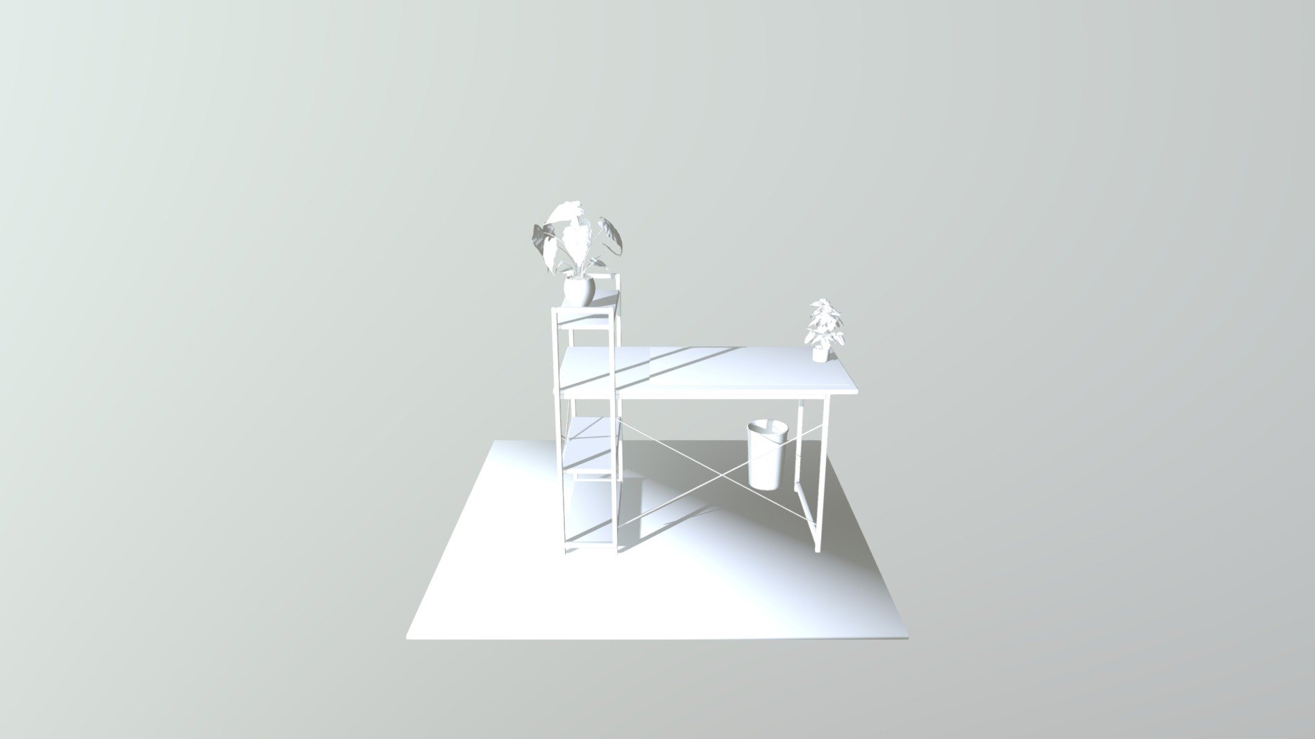 Computerdesk - 3D model by johnsonstansonwhite [a842293] - Sketchfab
