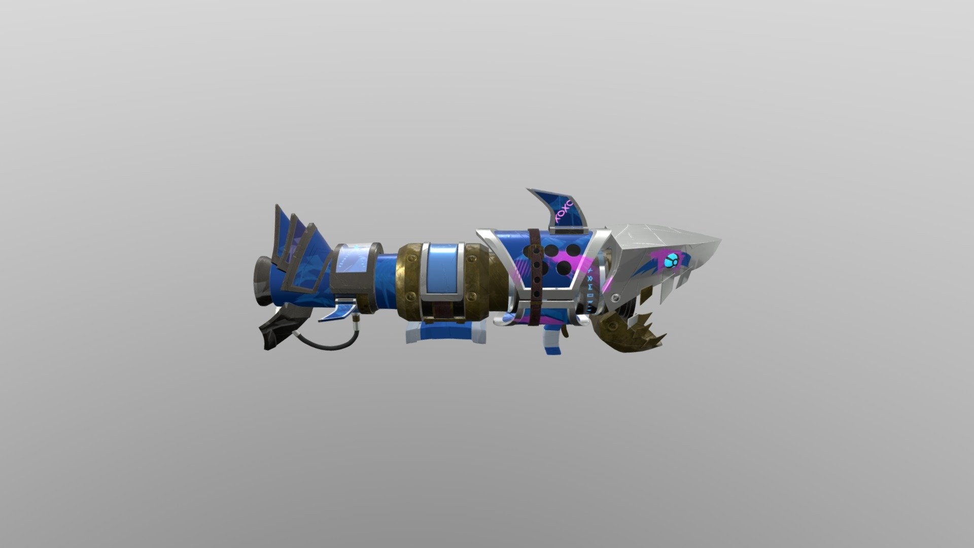 Jinx's Fishbones - 3D model by jnaman87 [a8426e8] - Sketchfab