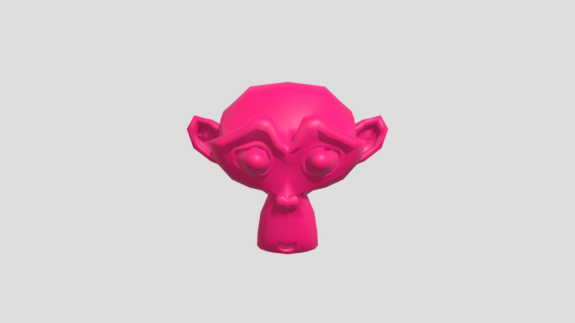 Monkey head with 70 Shape Keys, for training. - Download Free 3D model ...