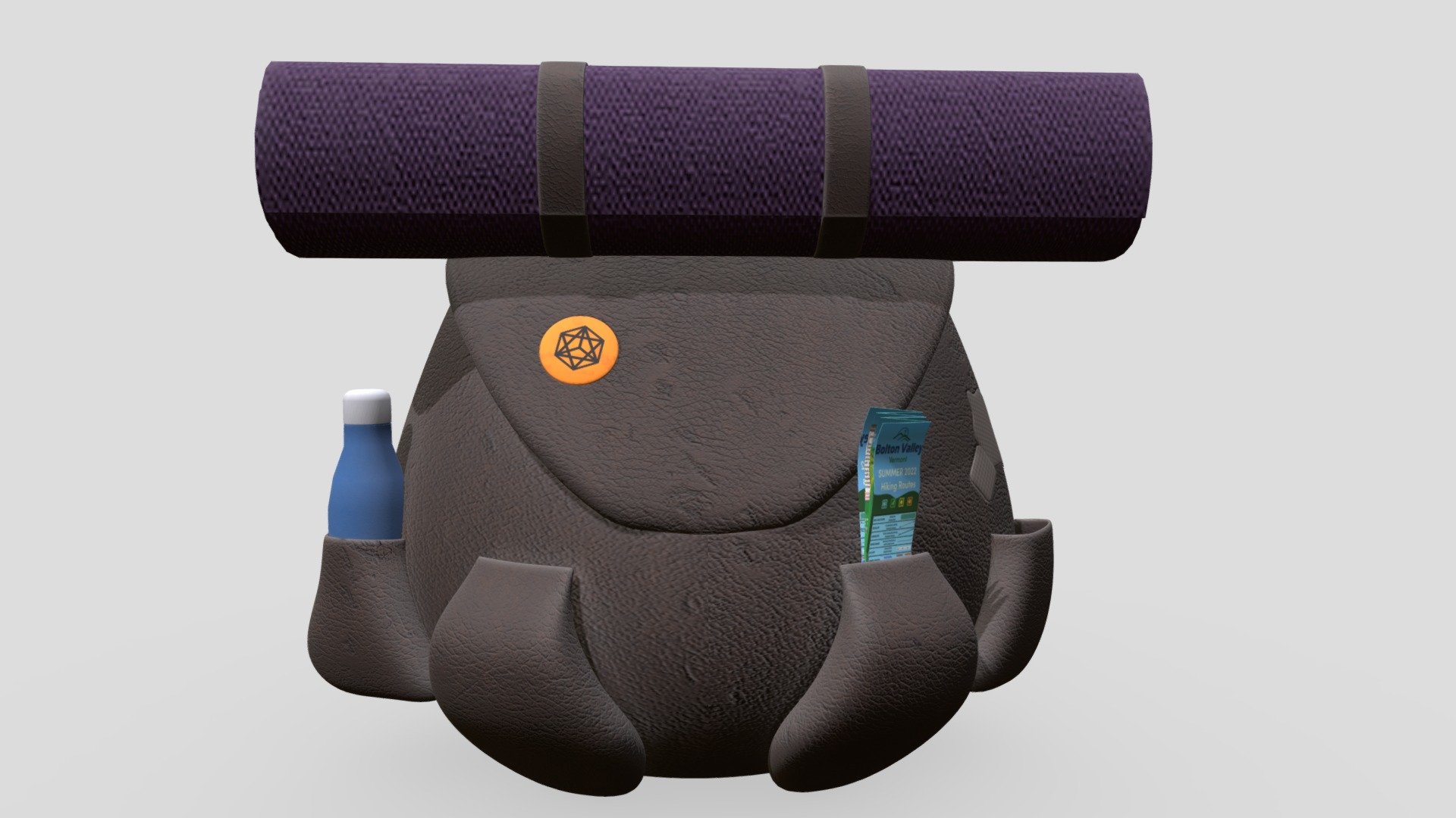 Adventurer's Backpack - 3D model by threedwiz [a844695] - Sketchfab