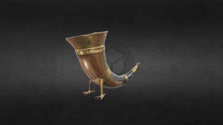 Drinking Horn - Download Free 3D model by The Hunt Museum [a844c3c ...