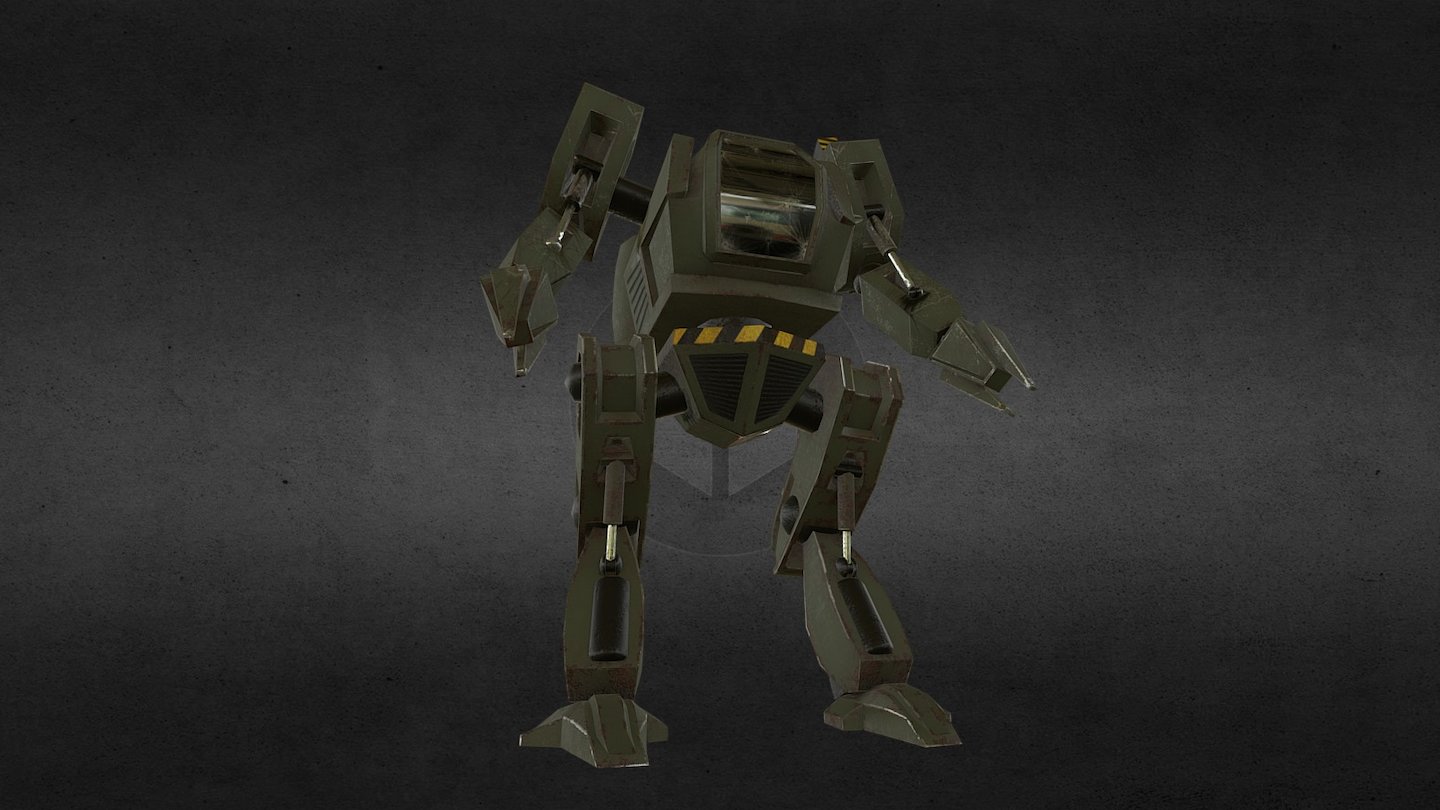 mech "Oldboy" - 3D model by sergiocase [a844c62] - Sketchfab