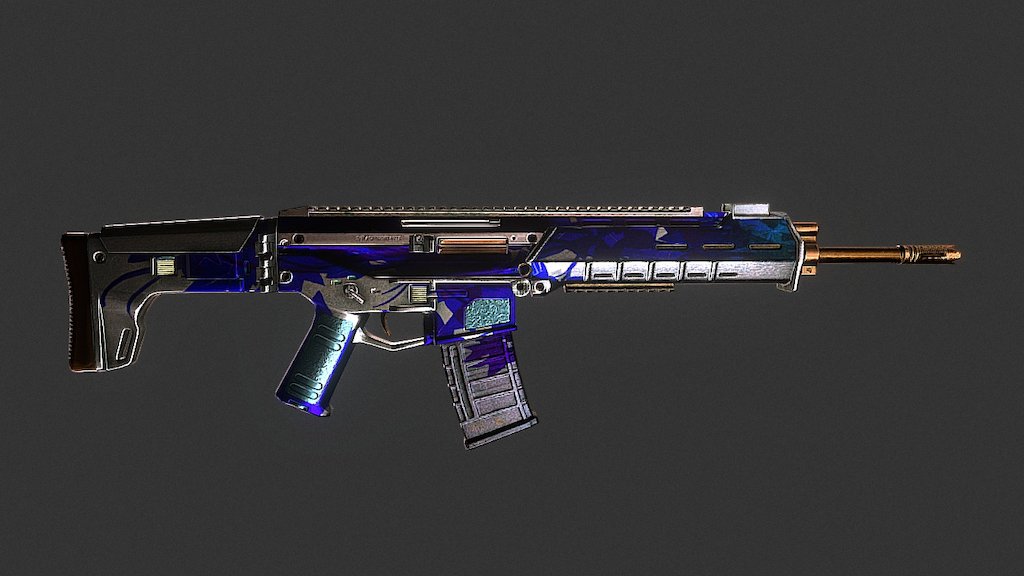 MASADA Rifle - Download Free 3D model by davidmeshfactory [a845ba4 ...