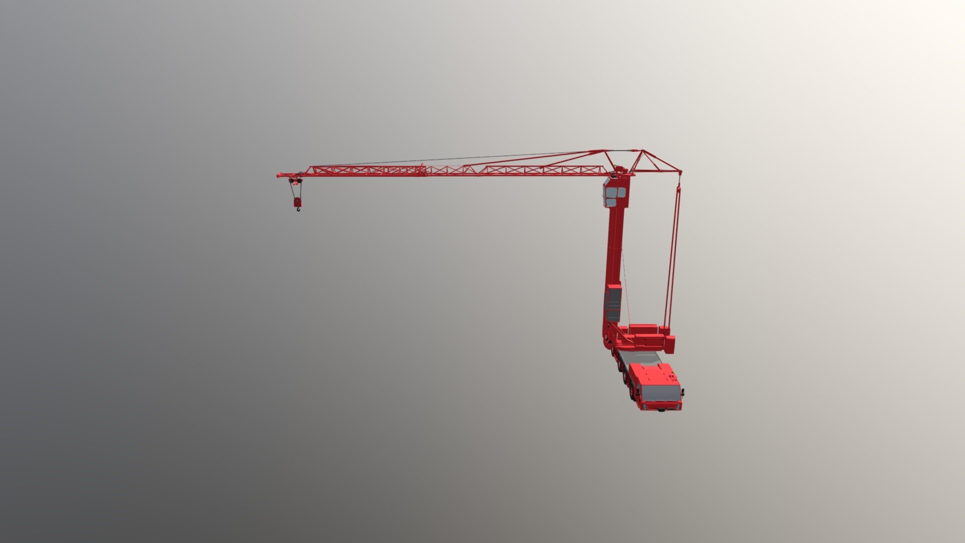 Crane, mobile tower - 3D model by KAUKO (@korkkamikke) [a845e11 ...