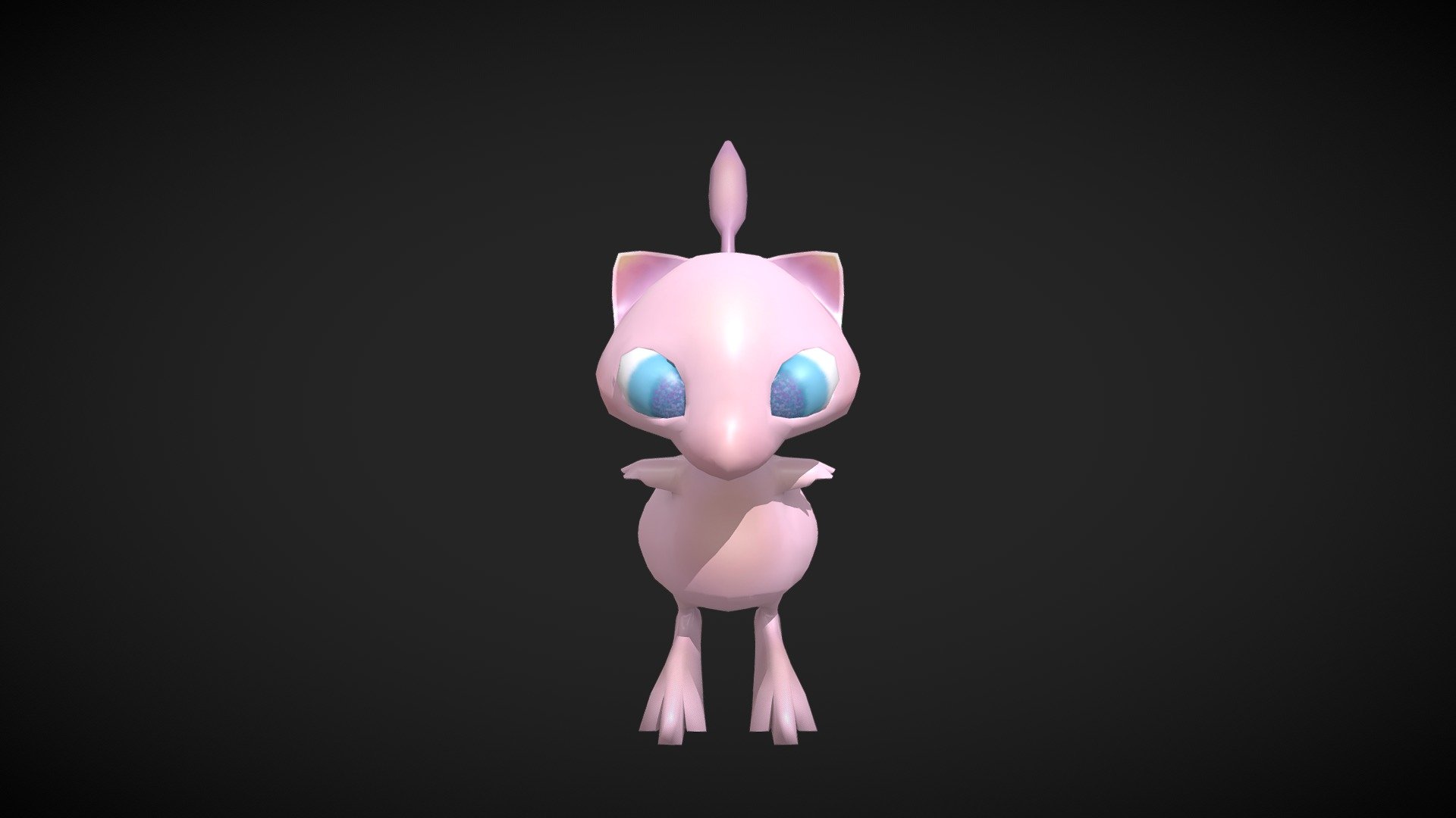 Mew - 3D model by Theodor Jensen (@theodor_jensen) [a8466d8] - Sketchfab