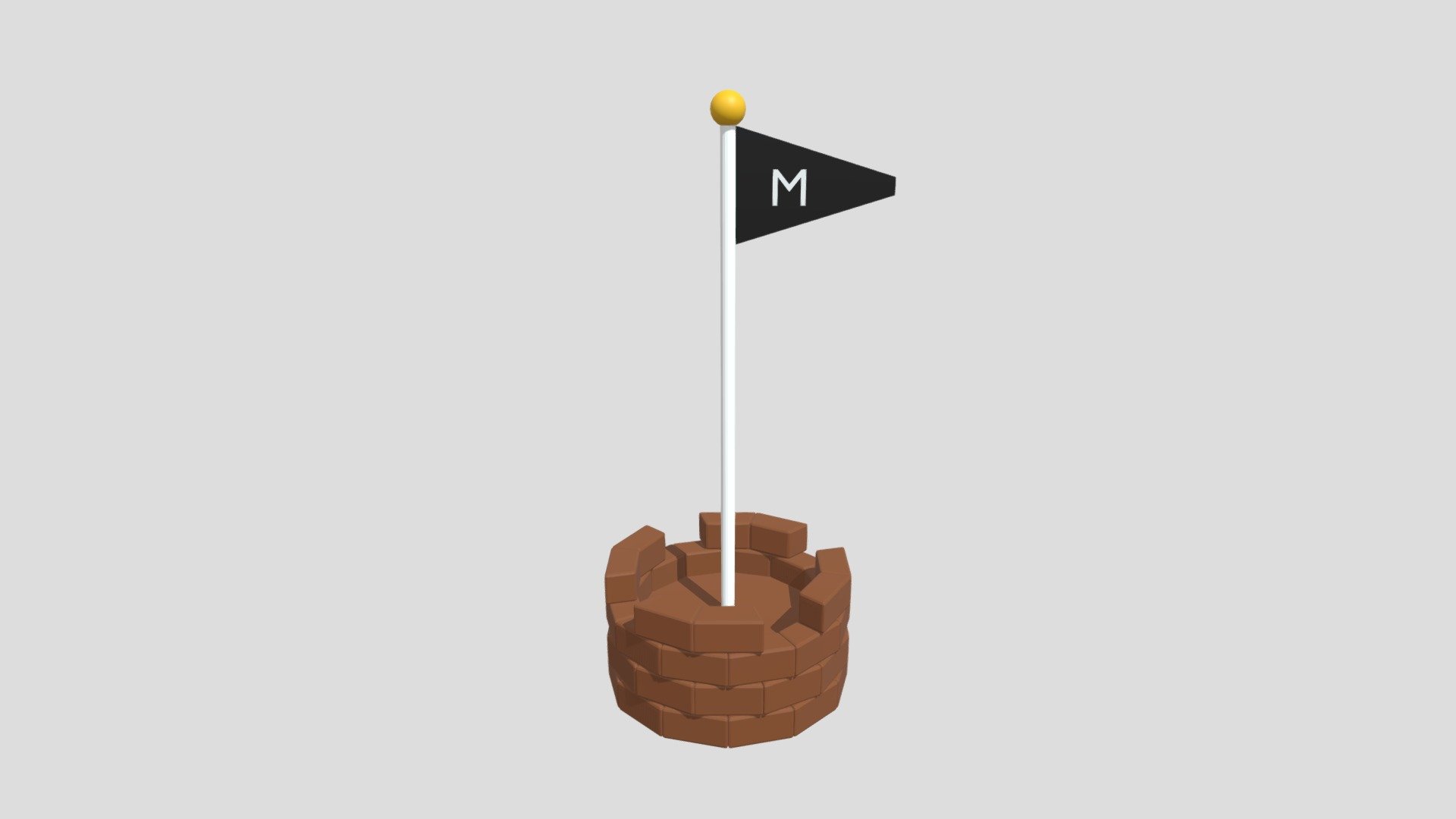 Low Poly Mario Flag - Download Free 3D model by Akinremi [a8469ac ...