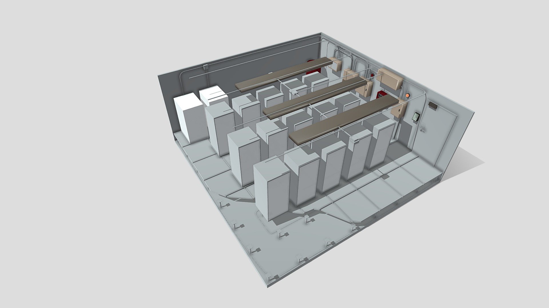 Data Center - 3D model by Elixirio [a847a17] - Sketchfab