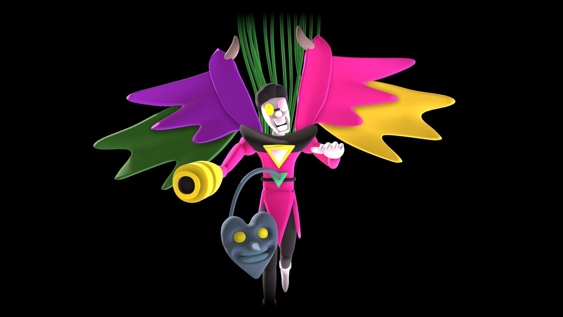 Spamton NEO - Deltarune - 3D model by PatMat (@patmateee) [a8485de ...