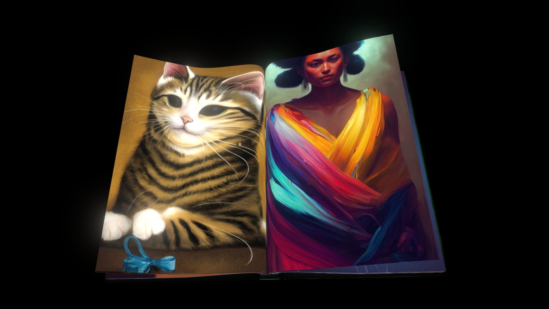 ArtBook MidJourney day 36 - 3D model by klrxyz [a848633] - Sketchfab