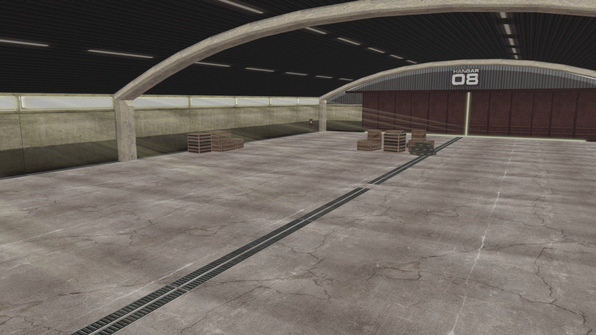 burnin rubber 3 hangar - Download Free 3D model by amogusstrikesback2 ...