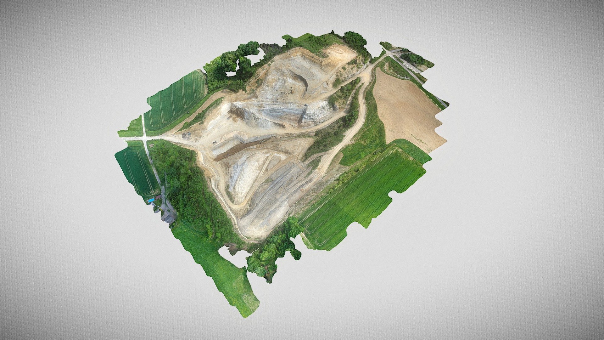 Drone Scan: Hill Mine - 3D model by TerraGrid (@Chastamir) [a849a76 ...
