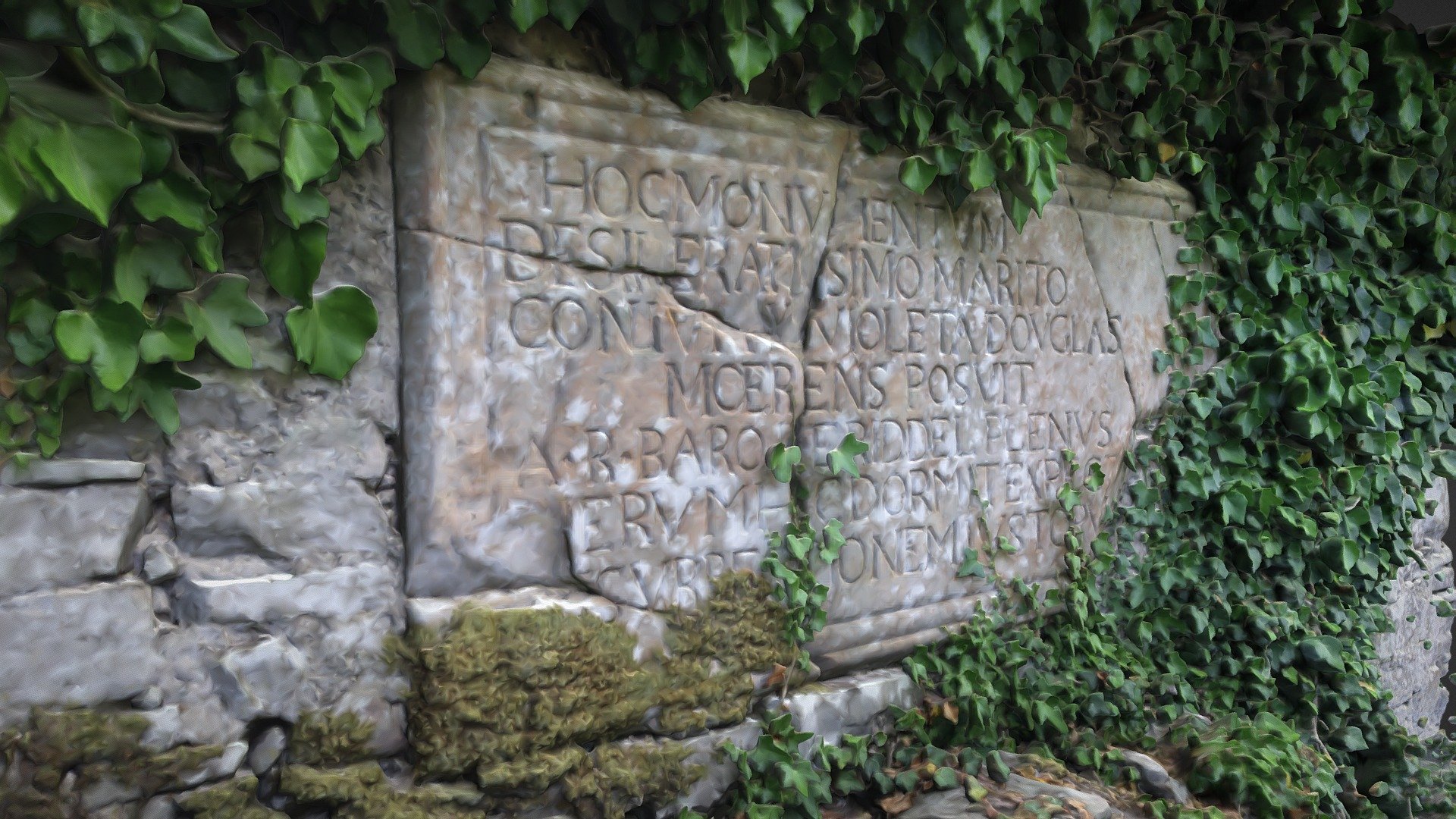 1632 panel, Riddell Aisle, Lilliesleaf Kirkyard - Download Free 3D ...
