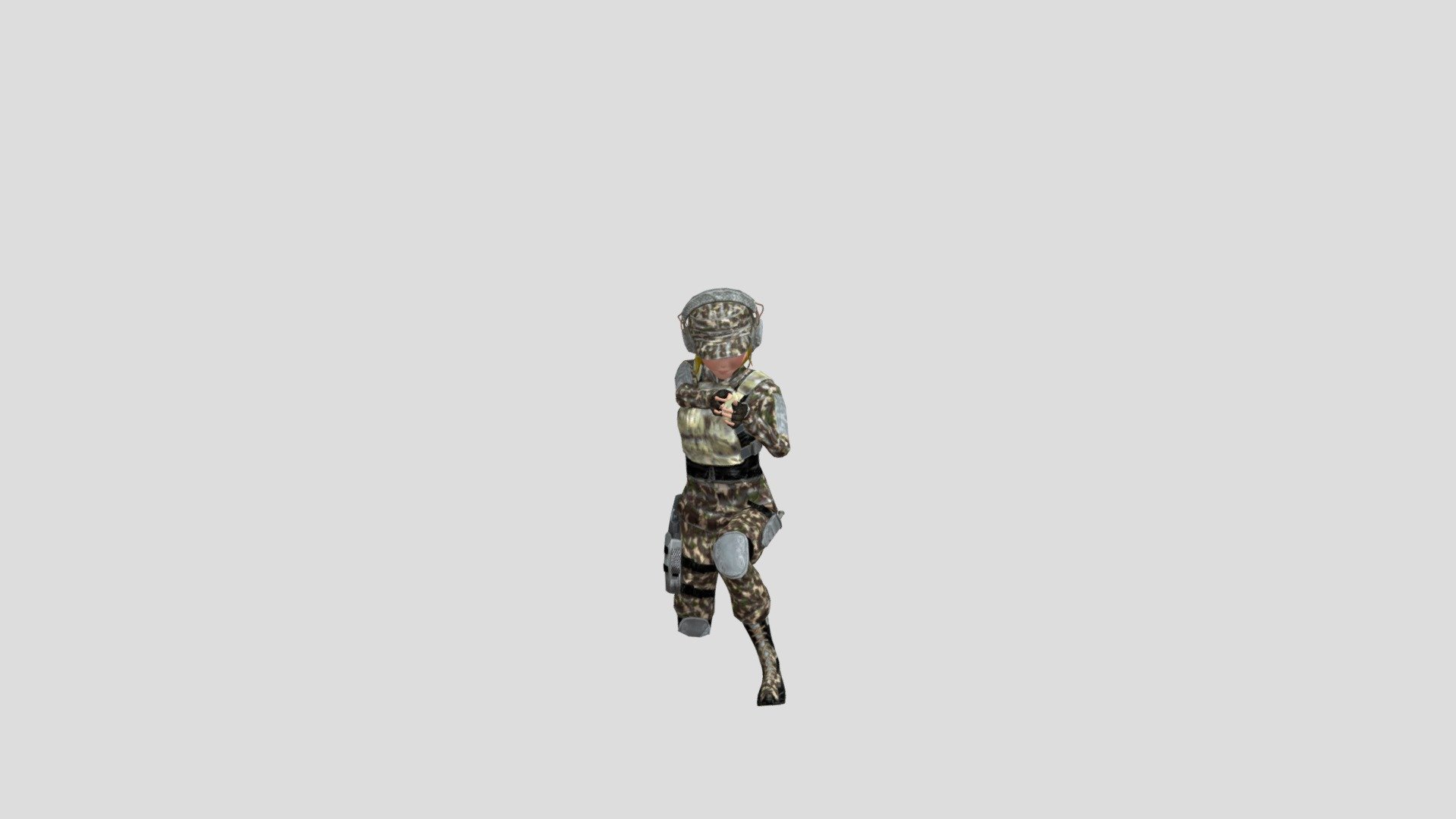 Pistol Kneeling Idle - 3D model by Jyah (@Jiaheng) [a84ae13] - Sketchfab