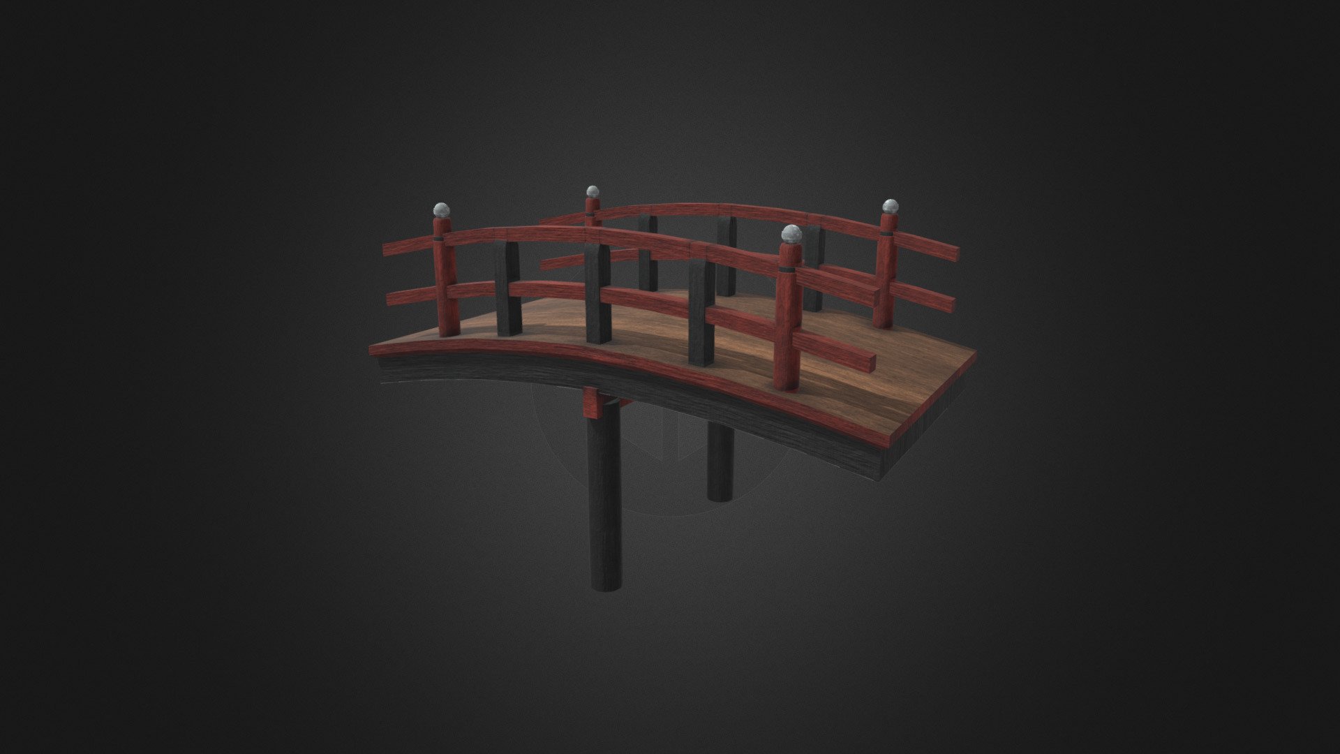 japanese bridge - Download Free 3D model by datucarl [a84d847] - Sketchfab