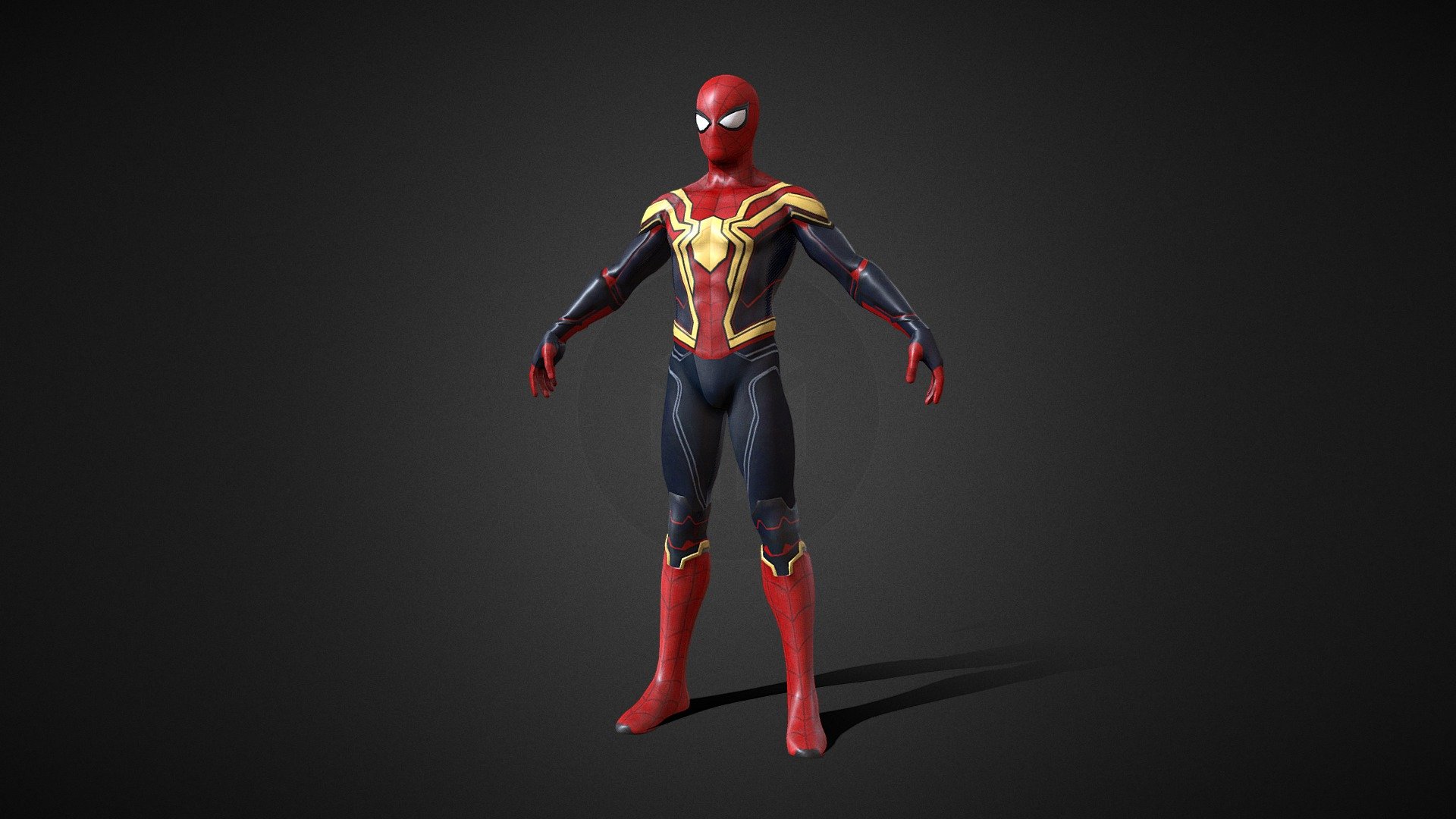 Rigged Spider-Man 3D model | Free download - Download Free 3D model by ...