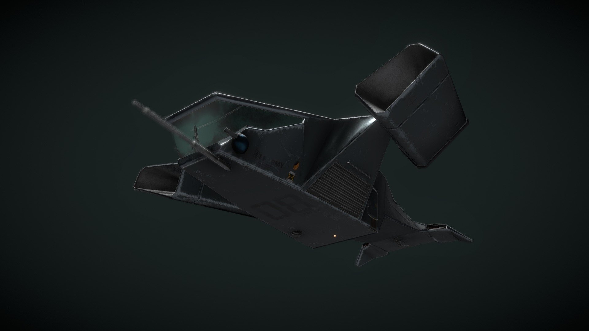 Spaceship - 3D model by catscandream [a84f3d2] - Sketchfab